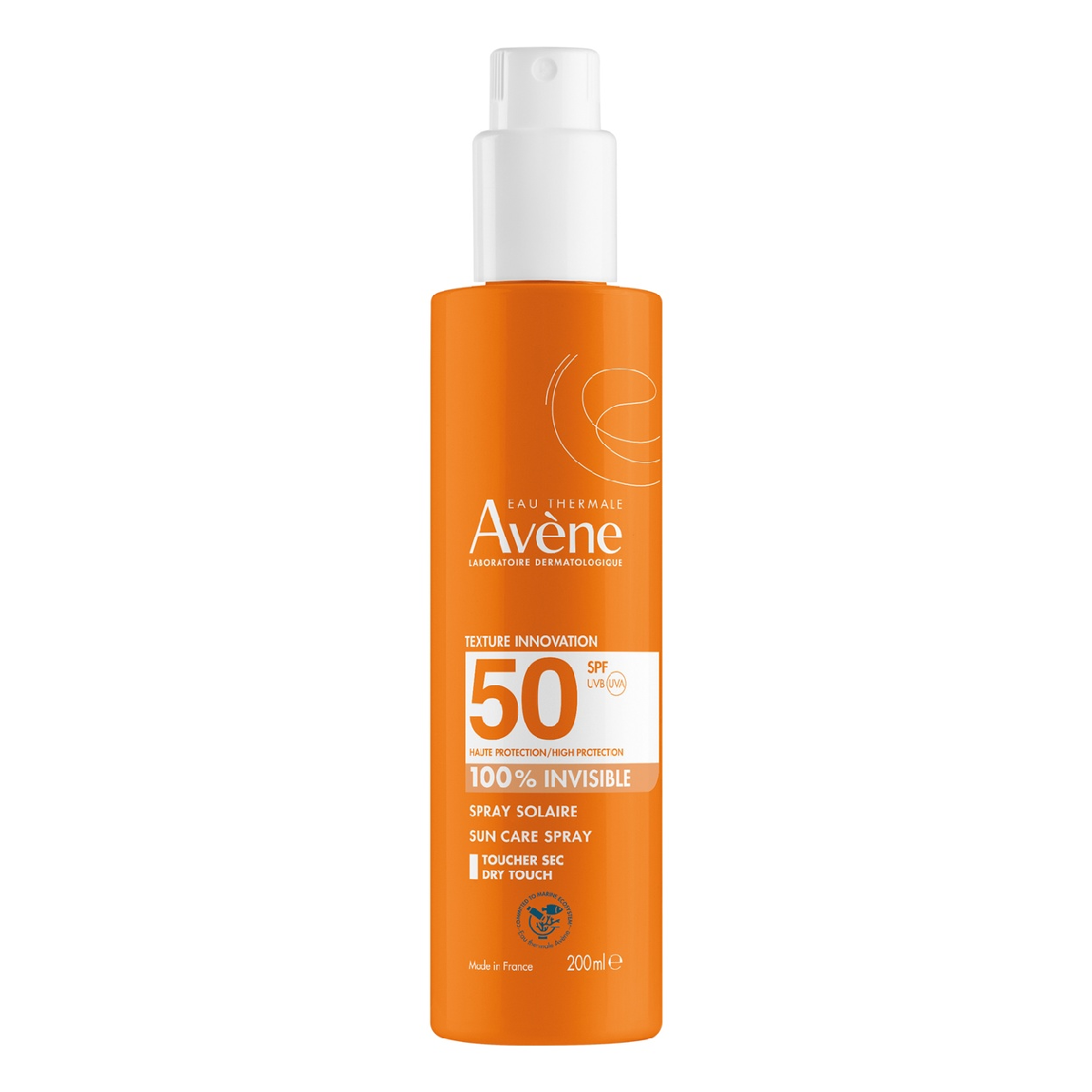 AVENE (Авен) Невидимый солнцезащитный спрей для чувствительной кожи SРF 50, 200 мл купить по ...