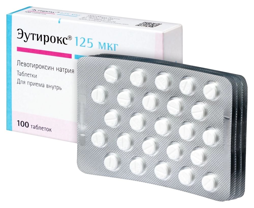 Эутирокс, таблетки 125 мкг, 100 шт. купить по цене 226 руб. в Нальчике, инструкция, отзывы в ...