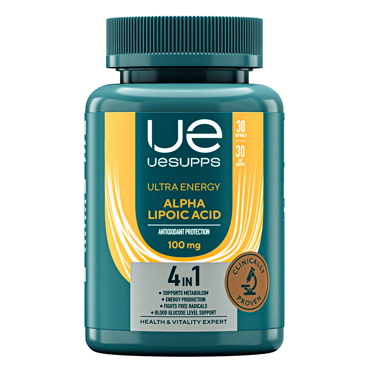 UESUPPS Ультра Энерджи Альфа-липоевая кислота, капсулы, 30 шт. купить по цене 1 430 руб. в ...