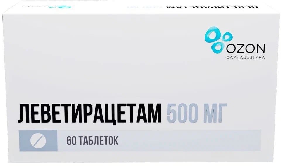 Леветирацетам, таблетки, покрытые пленочной оболочкой 500 мг, 60 шт. купить по цене 1 437 руб. в ...