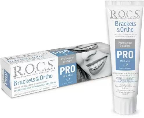 Rocs PRO Brackets & Ortho, зубная паста, 135 г купить по цене 390 руб ...