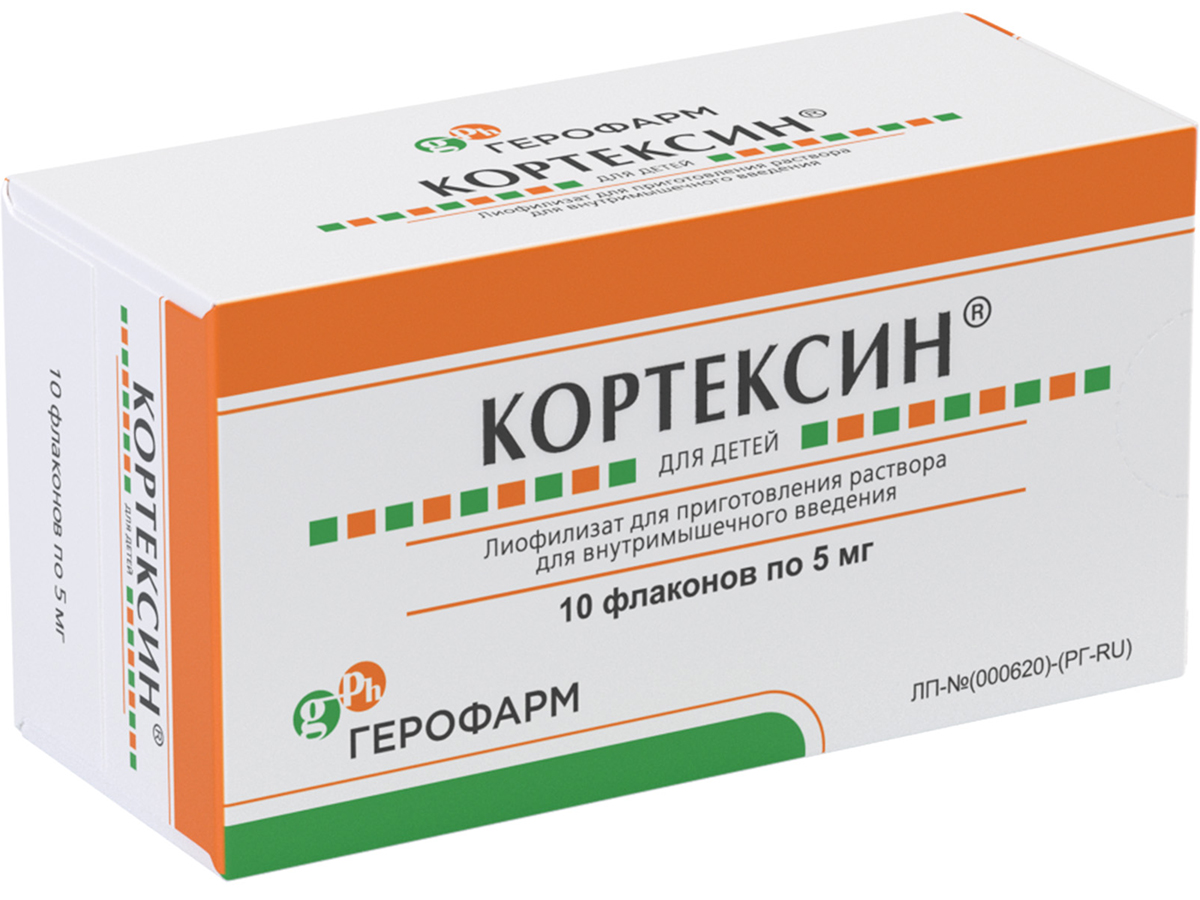 Кортексин, лиофилизат 5 мг, 10 шт. купить по цене 1 004 руб. в Москве, инструкция, отзывы в ...