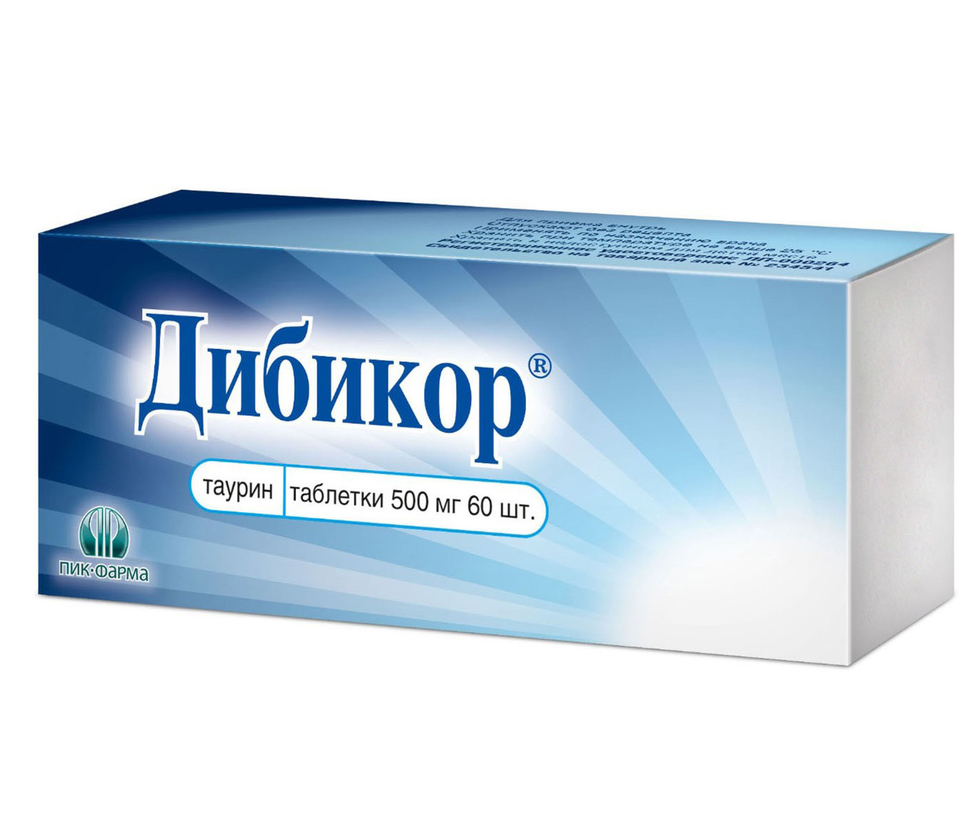 Дибикор, таблетки 500 мг, 60 шт. купить по цене 546 руб. в Москве с доставкой в аптеку ...