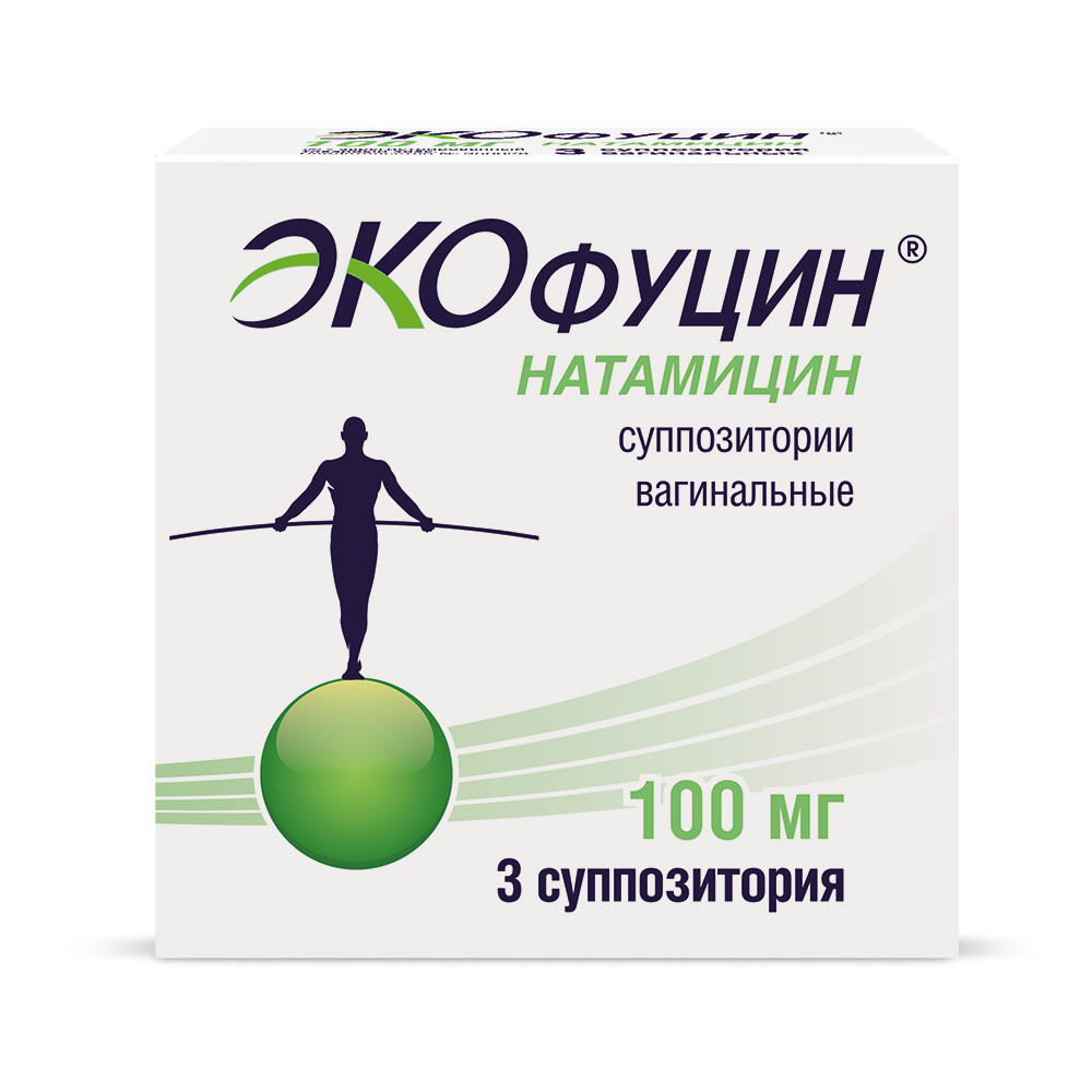 Экофуцин, суппозитории вагинальные, 100 мг, 3 шт. купить по цене 241 ...