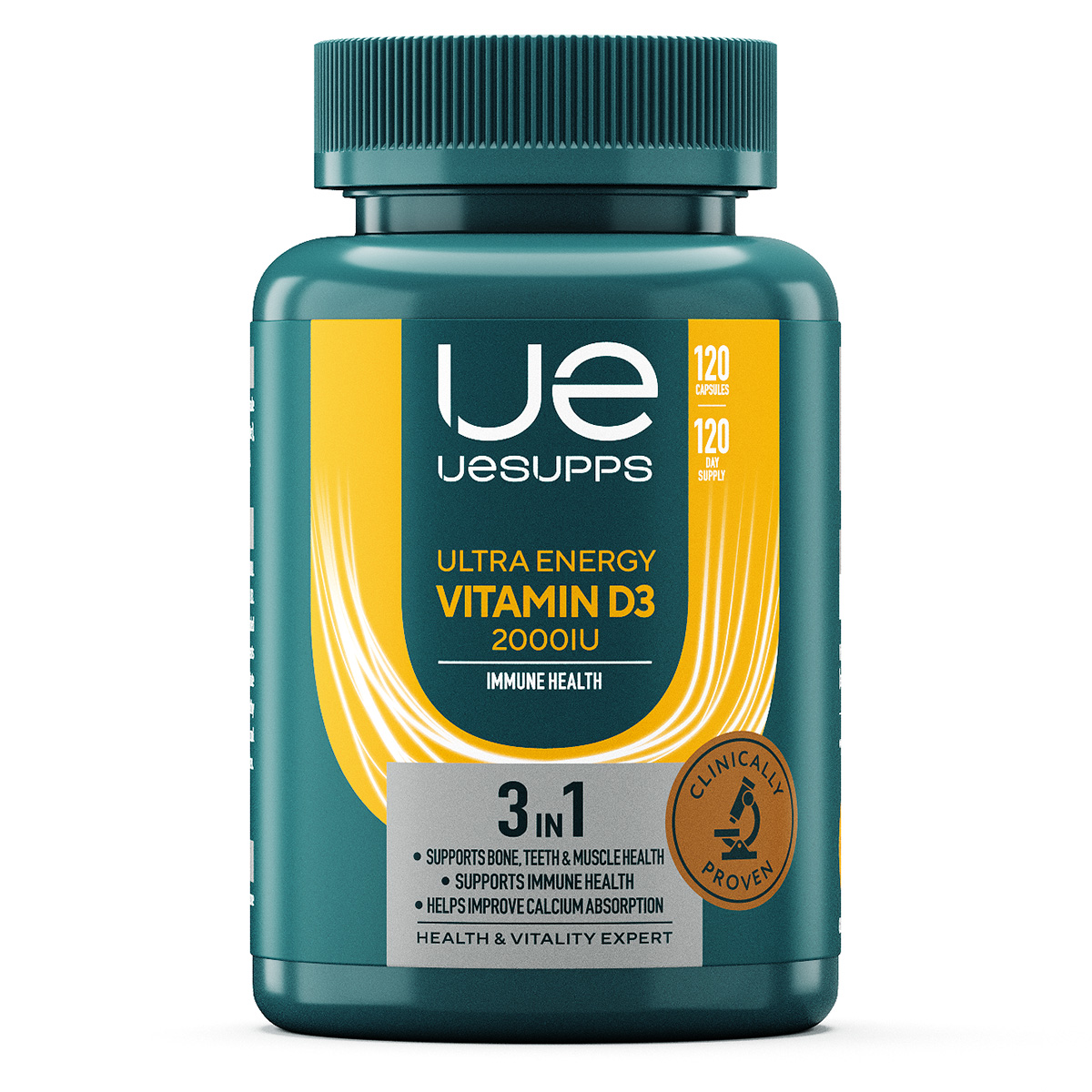 UESUPPS Ультра Энерджи Витамин D3 2000 МЕ, капсулы, 120 шт. купить по цене 1 460 руб. в Москве ...