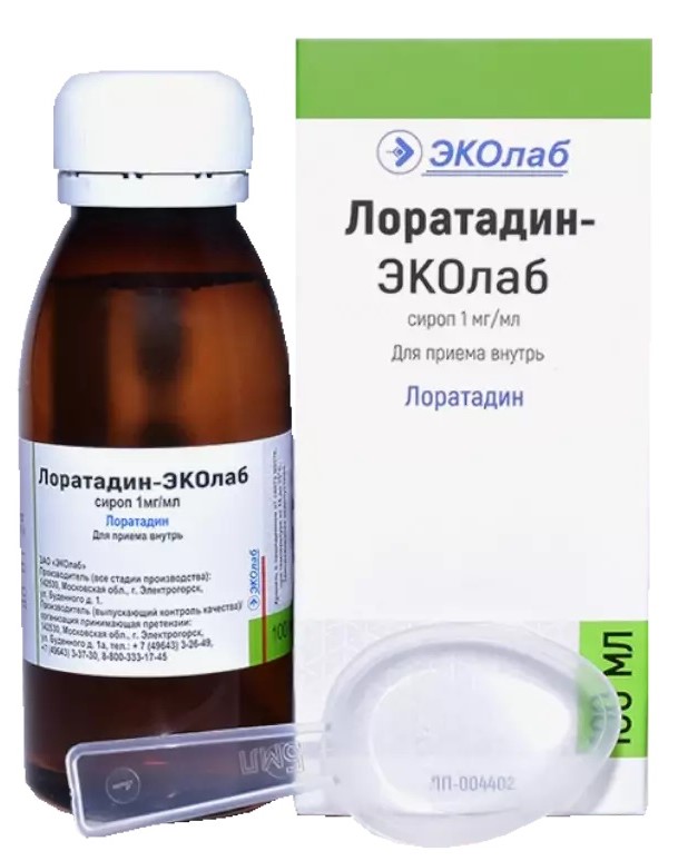 Лоратадин-ЭКО, сироп 1 мг/мл 100 мл, 1 шт. купить по цене 108 руб. в ...
