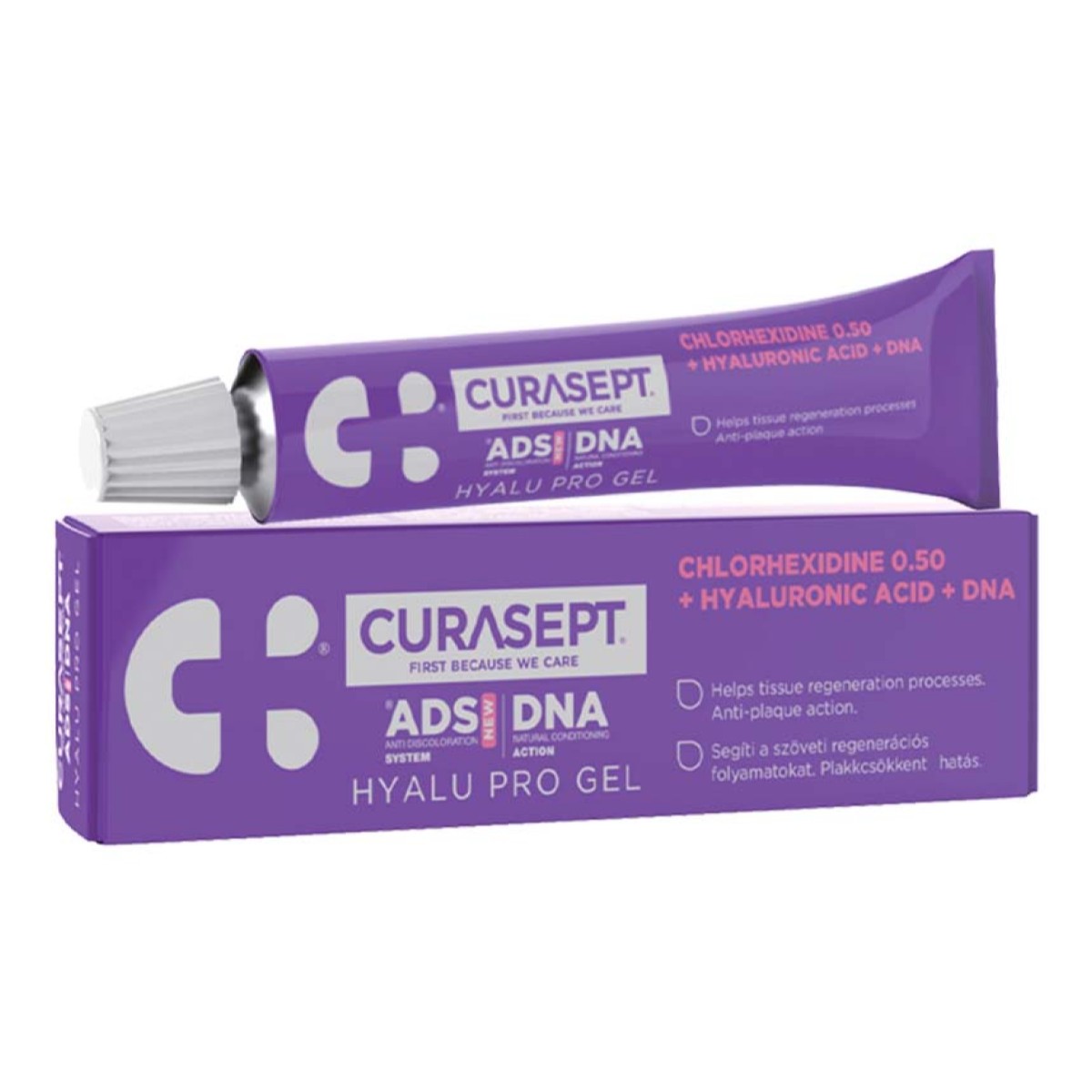 Curasept ADS DNA 350 Hyalu Pro гель для десен (гиалуроновая к-та ...