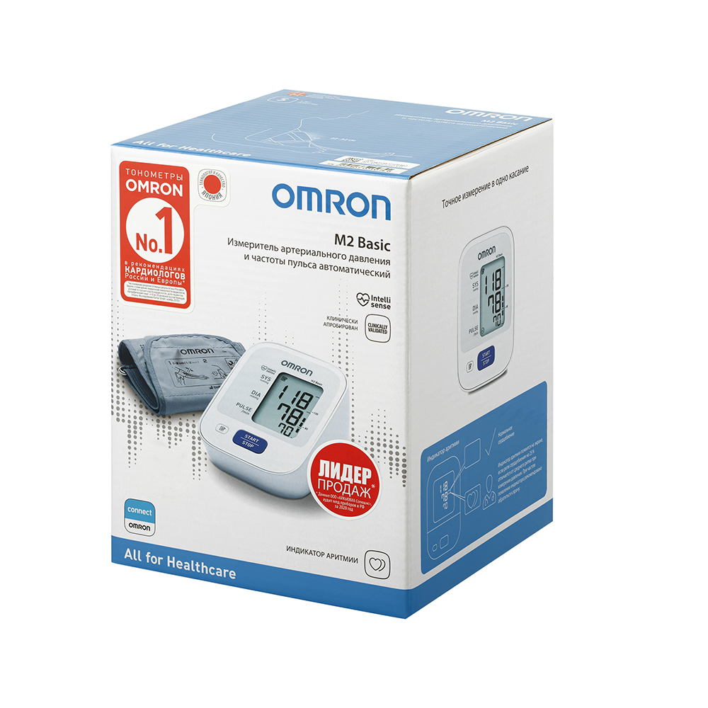Тонометр OMRON M2 BASIC автоматический/НЕМ-7121-RU купить по выгодной цене в Санкт-Петербурге с ...