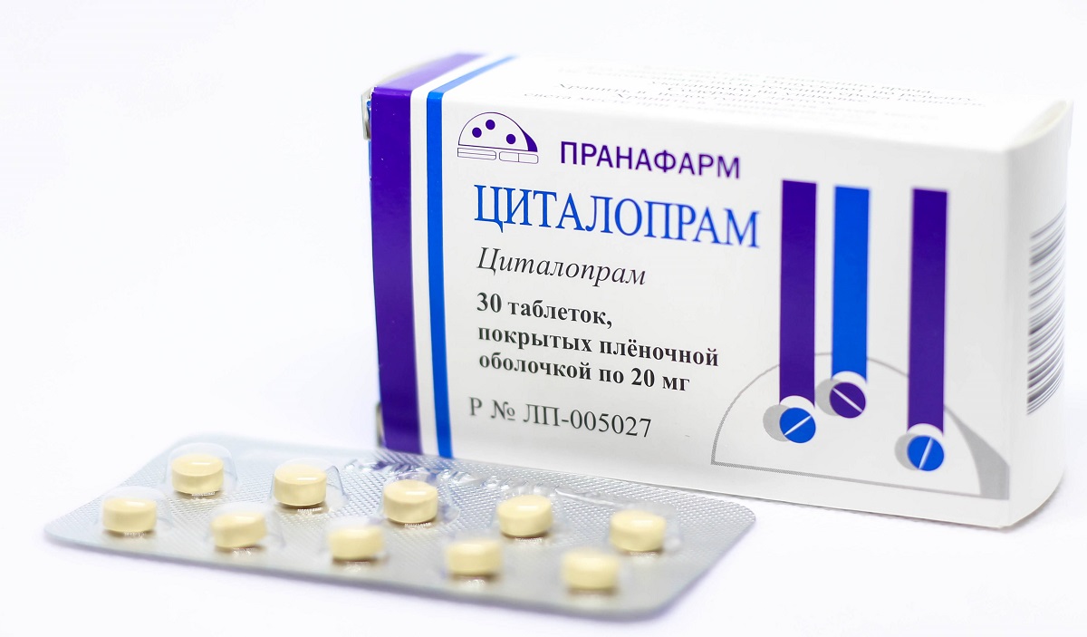 Циталопрам таблетки, покрытые пленочной оболочкой 20 мг, 30 шт. (Пранафарм) купить по цене 467 ...