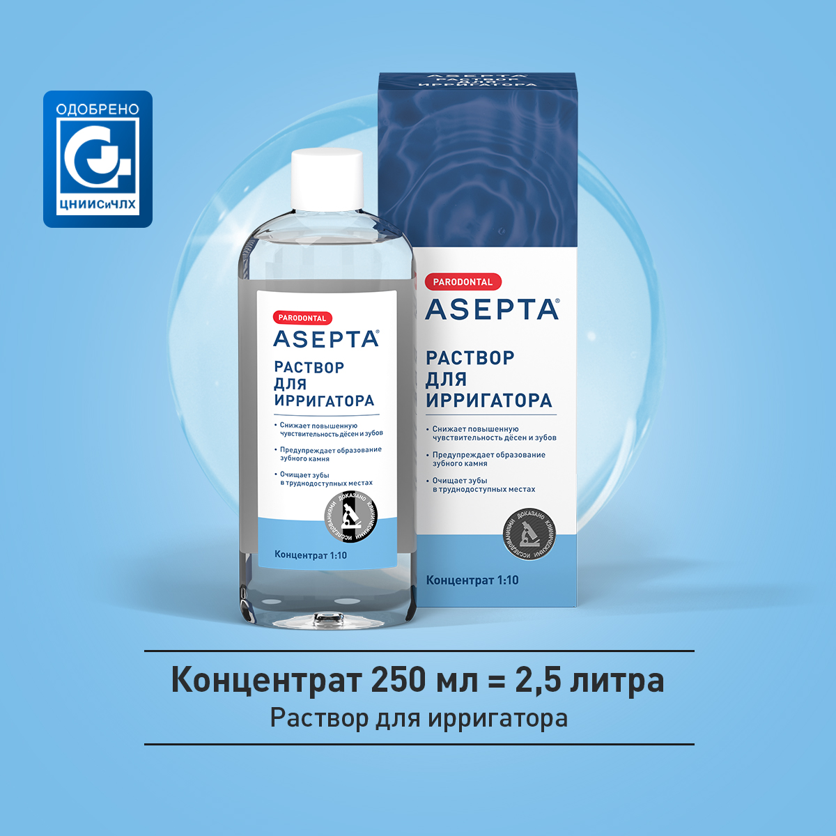 Асепта, раствор для ирригатора, 250 мл купить по цене 437 руб. в Хабаровске, инструкция, отзывы ...