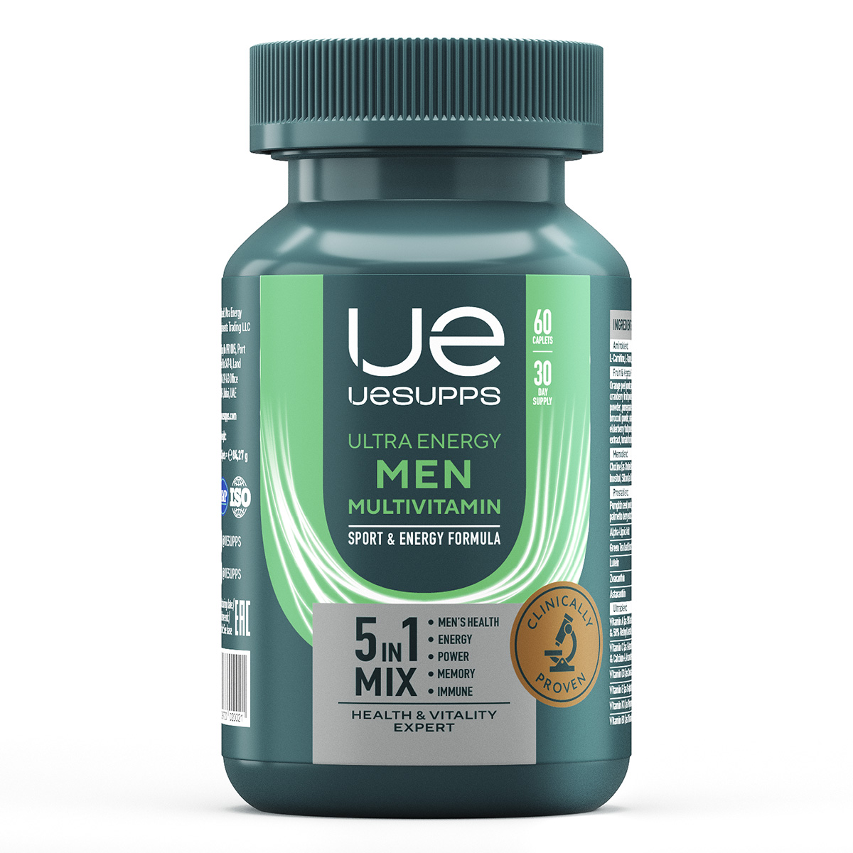 UESUPPS Ультра Энерджи Мен Мультивитамин Формула цена от 1 520 руб., купить в Ставрополе в ...