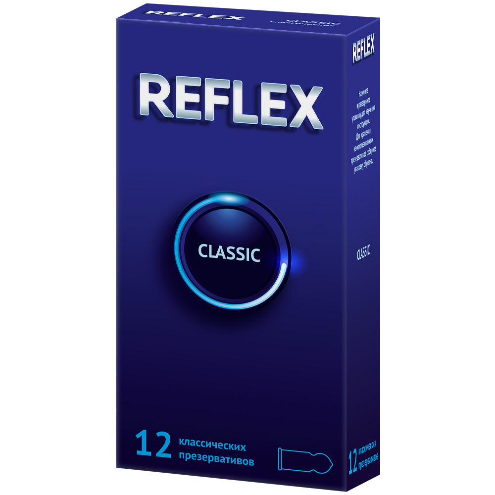Reflex Classic, презервативы в смазке, 12 шт. купить по цене 403 руб. в ...